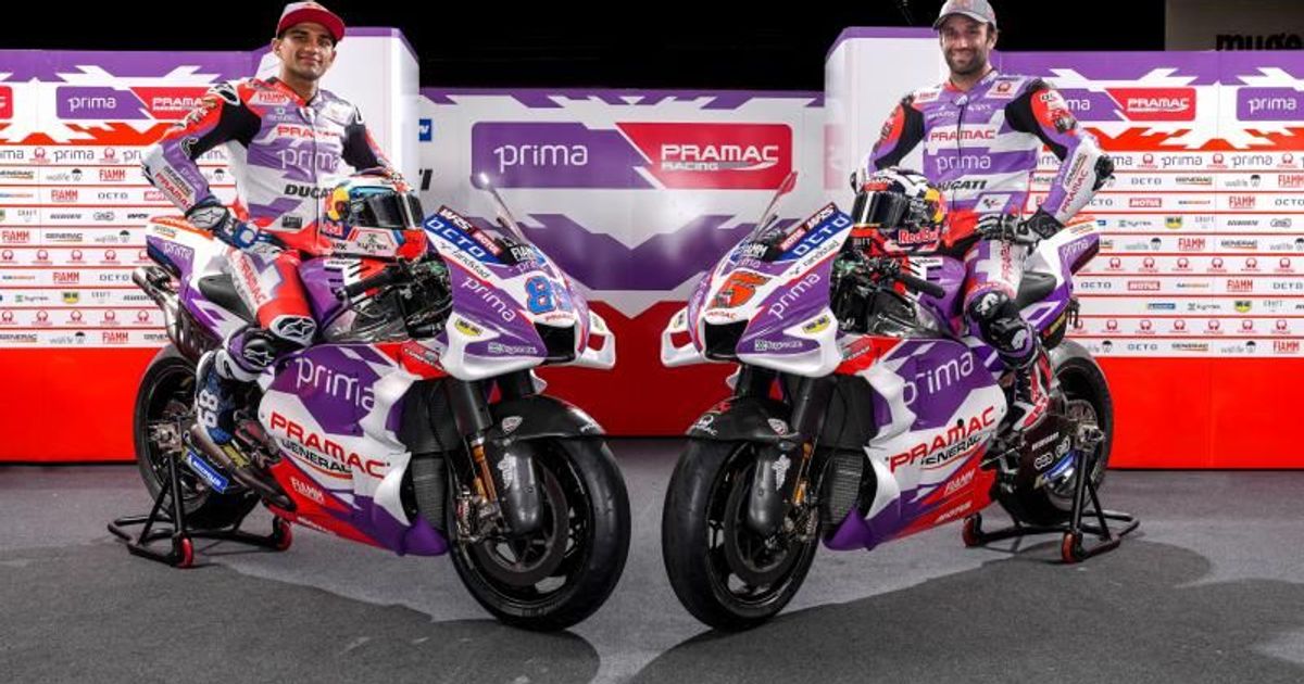La nouvelle livrée du team Pramac Racing