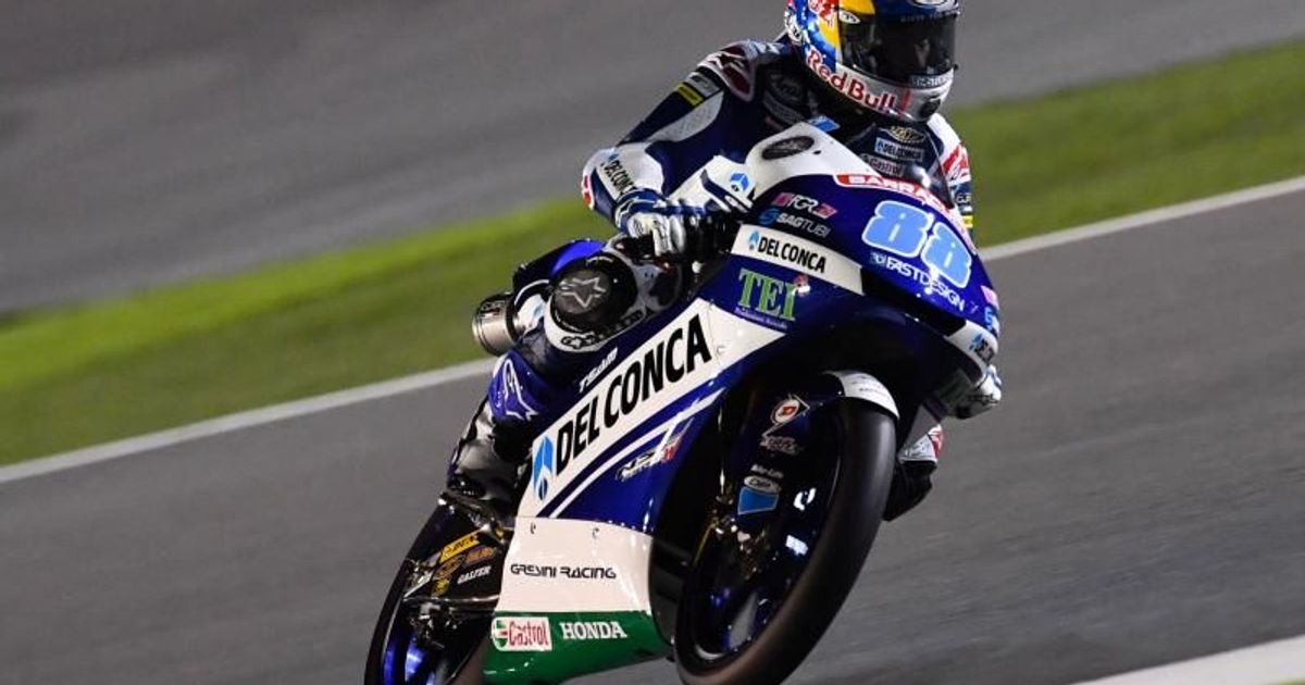 Grid for Moto3™ based on practice