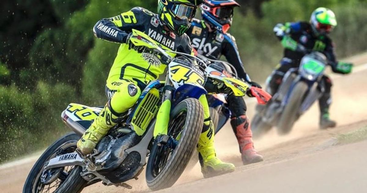 Back on a bike: Italy's MotoGP™ stars hit the dirt