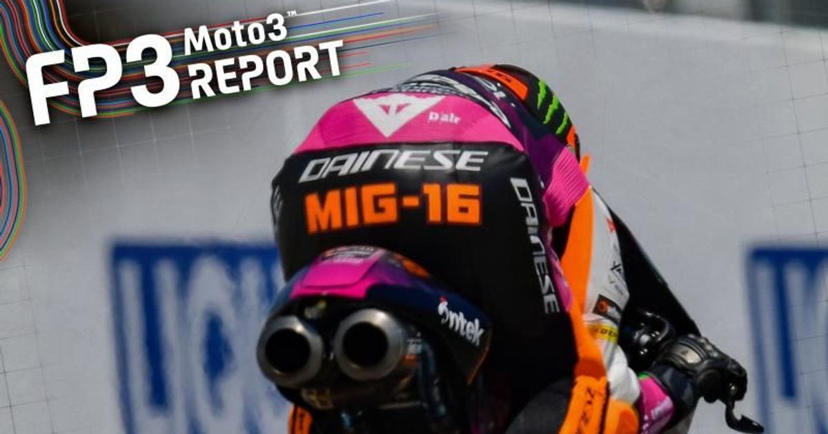 Moto3™ - GP d’Allemagne: Migno s’empare des commandes en FP3