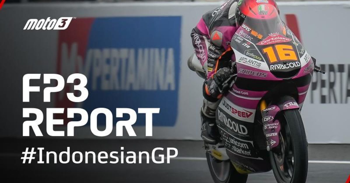 Migno heads wet FP3 to continue fine Mandalika form