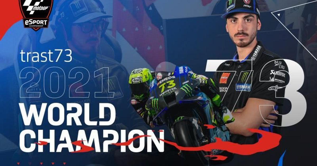 Trast73 vince il terzo titolo mondiale MotoGP™️ eSport