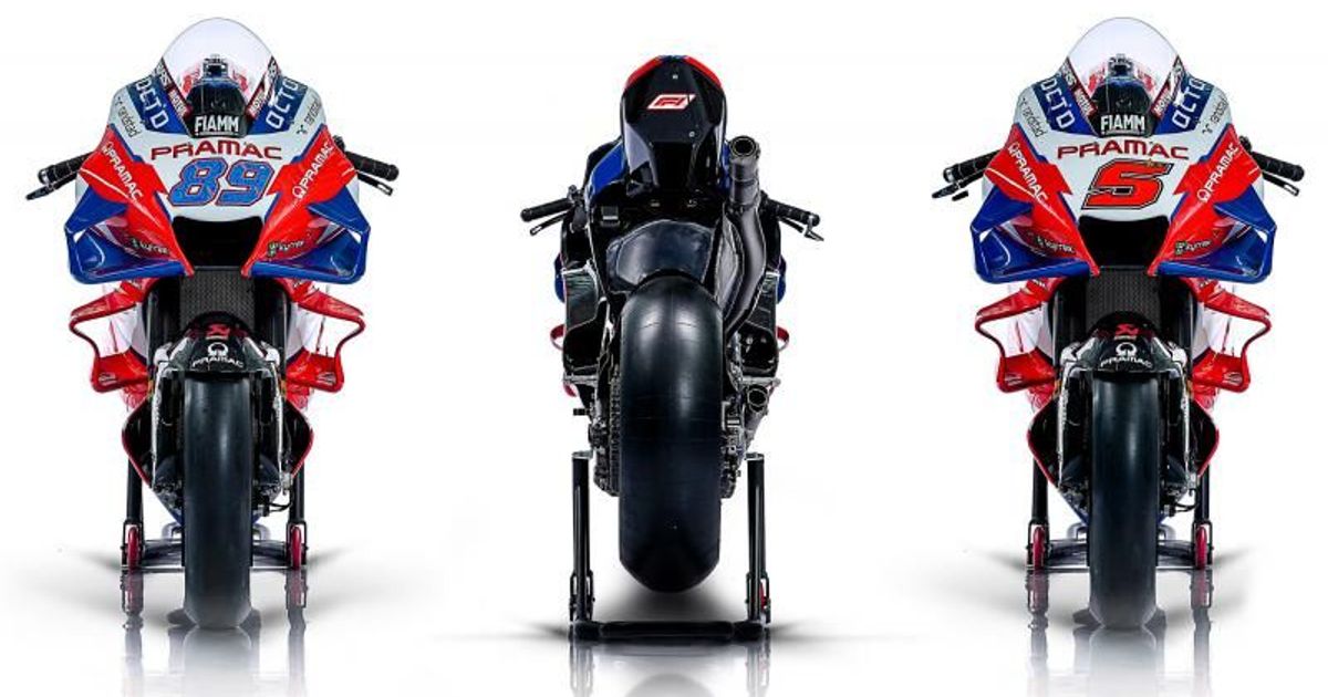 Et voici la nouvelle Desmosedici du team Pramac Racing