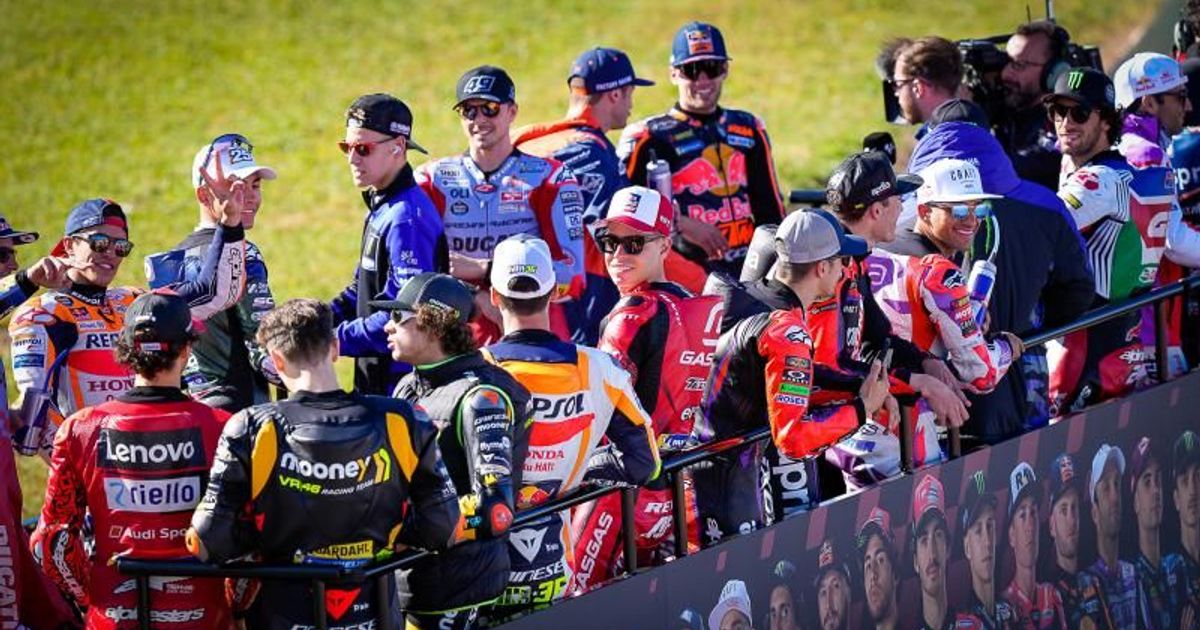 WATCH: MotoGP™ stars take to the track for the rider parade