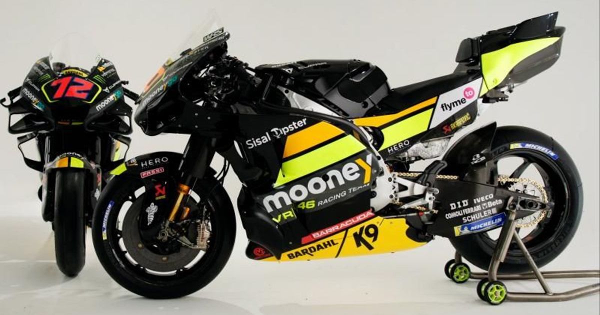 Mooney VR46 and Valentino Rossi unveil slick 2023 livery