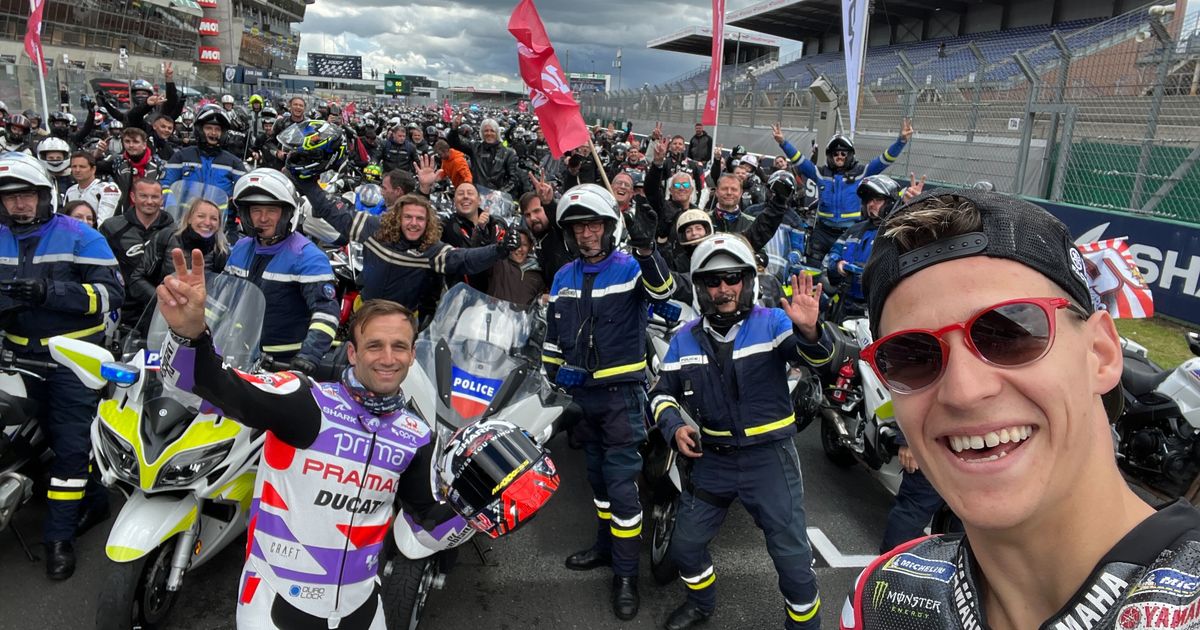 WATCH: Home heroes lead French GP parade!