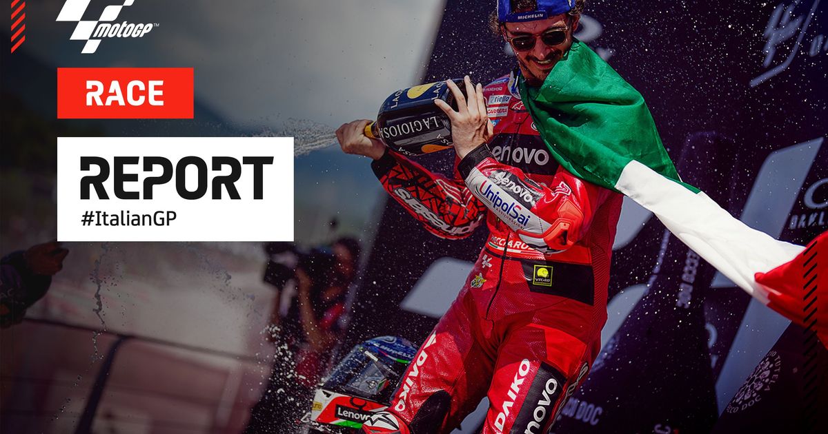 En-plein di Bagnaia: domina e festeggia col pic-nic