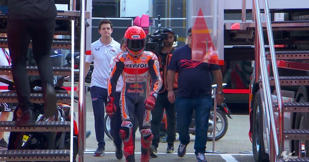 Marquez: Mir, Rins, today me... we're taking too many risks