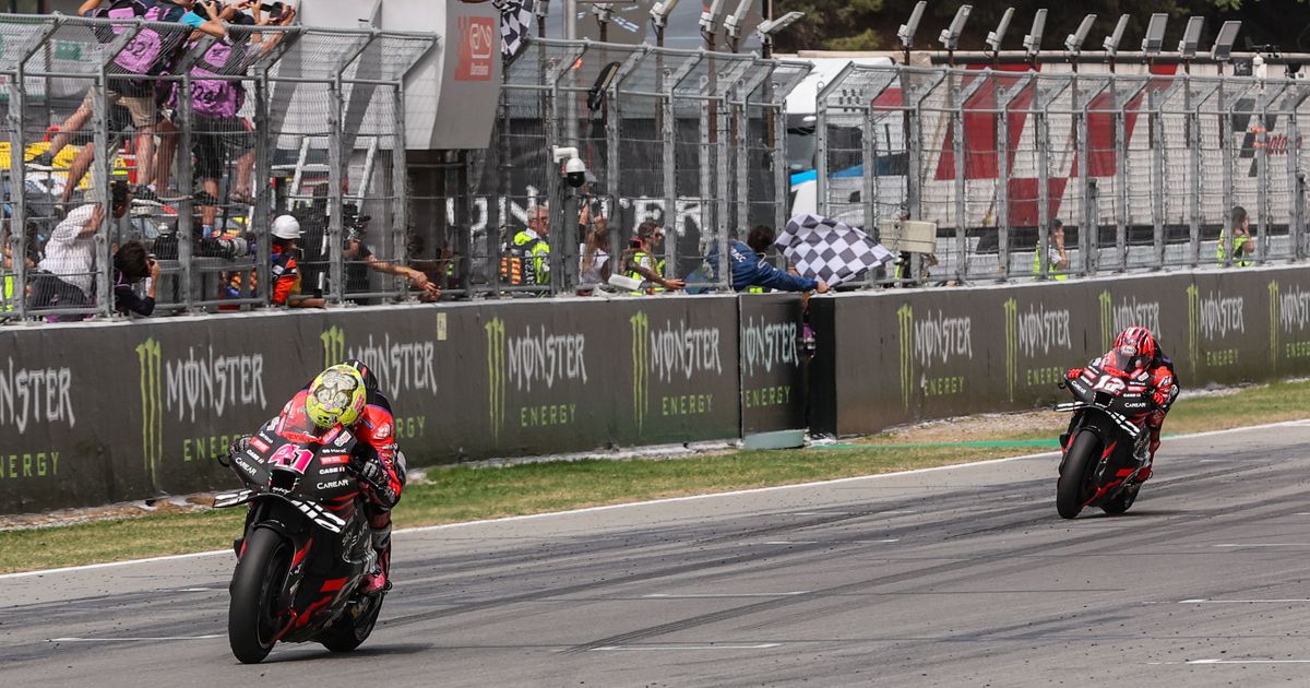 MotoGP™ race recap: History makers Aprilia the kings of Catalunya