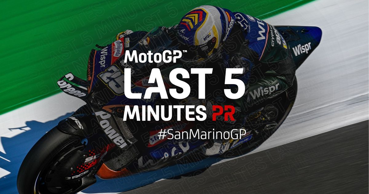 LAST 5 MINS: Lap records fall in manic Misano Practice