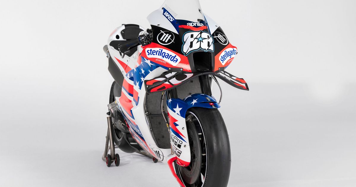 GALERÍA: La novedosa Aprilia del Trackhouse Racing para 2024