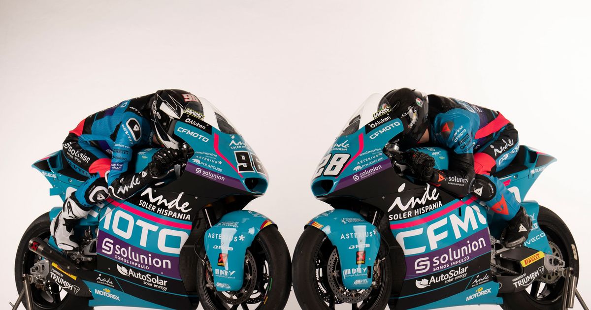 CFMOTO Aspar Team cambia de colores para 2024