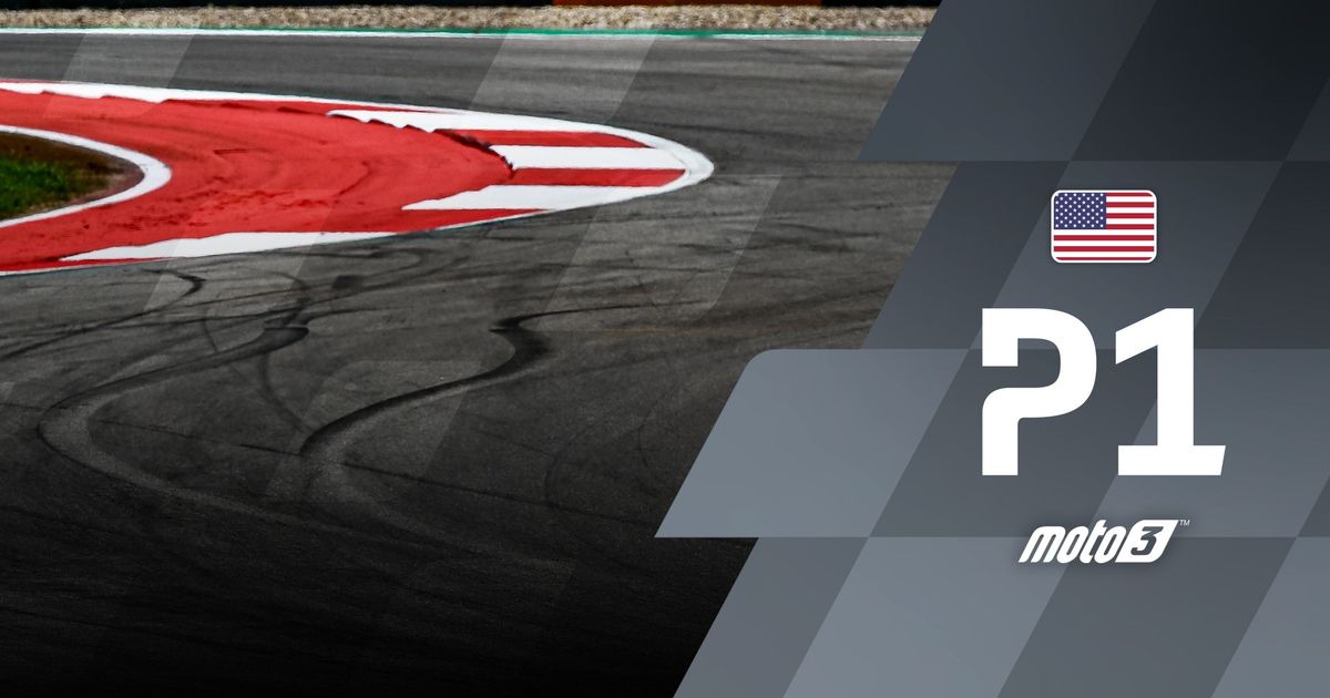 Moto3™ P1: Red Bull Grand Prix of the Americas