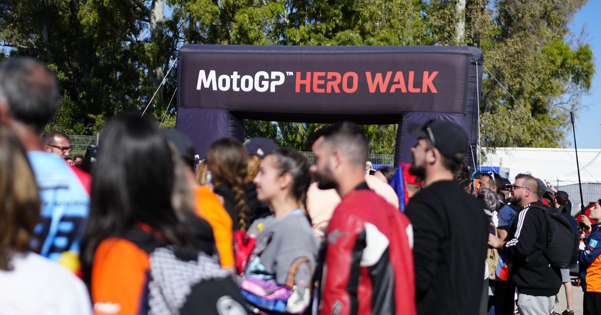 Where to find the MotoGP Hero Walk in the French GP
