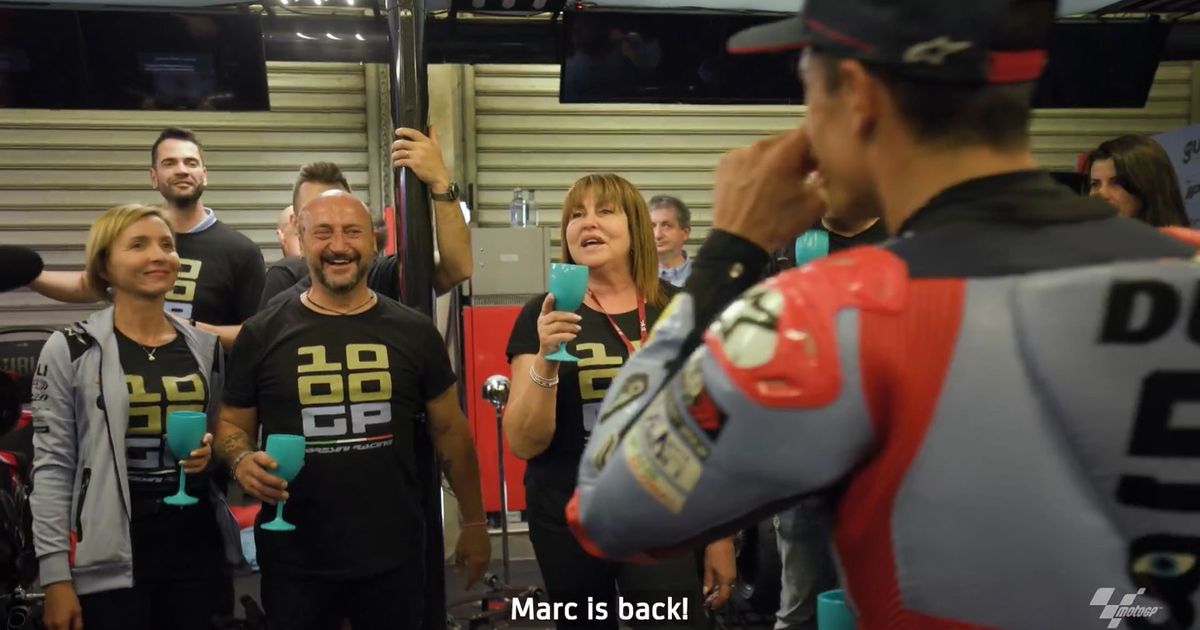 UNSEEN: "Marc is back!"
