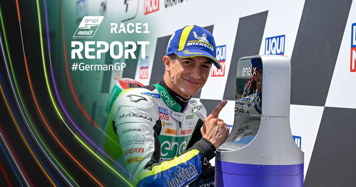Garzo unstoppable in a dramatic Race 1 at the Sachsenring