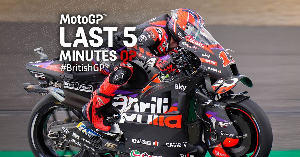 LAST 5 MINS: Joy and despair for Aprilia as lap record smashed in Q2