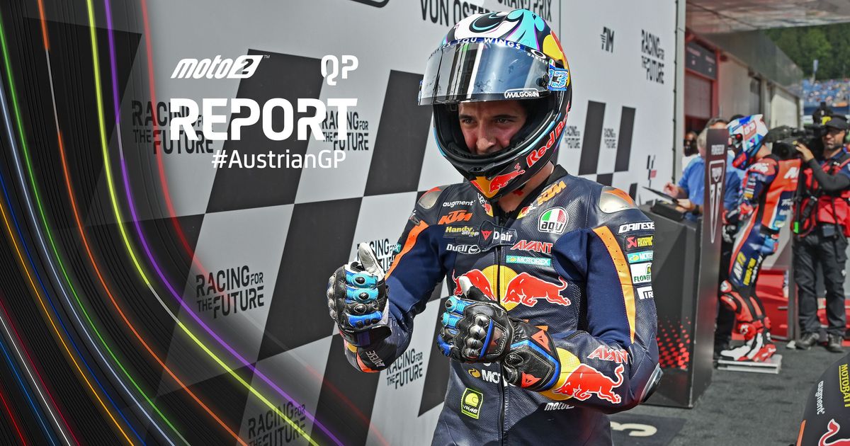 Moto2™ Austria: Celestino Vietti Klaim Pole Position