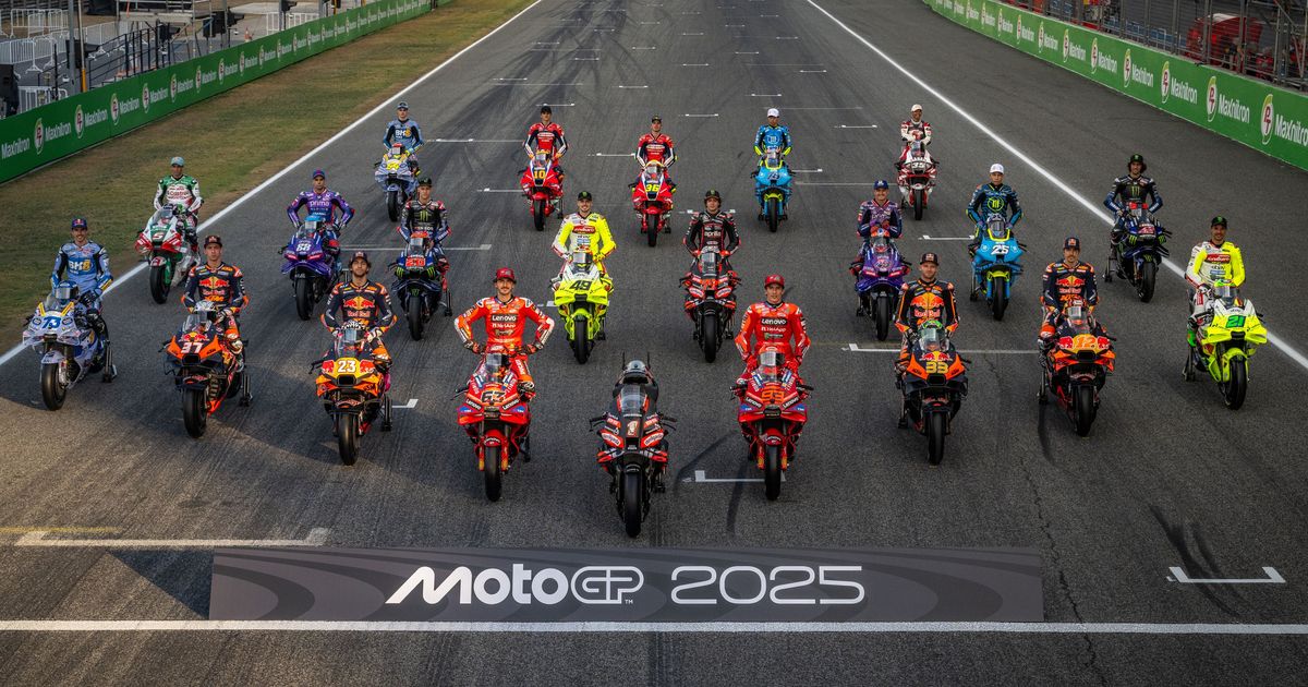 The 2025 MotoGP, Moto2 and Moto3 class photos
