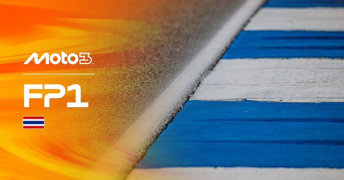 Moto3™ FP1: PT Grand Prix of Thailand