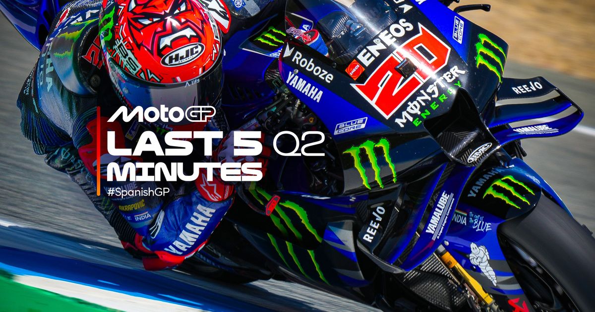 LAST 5 MINS: Q2 thriller and special lap end Marquez pole streak