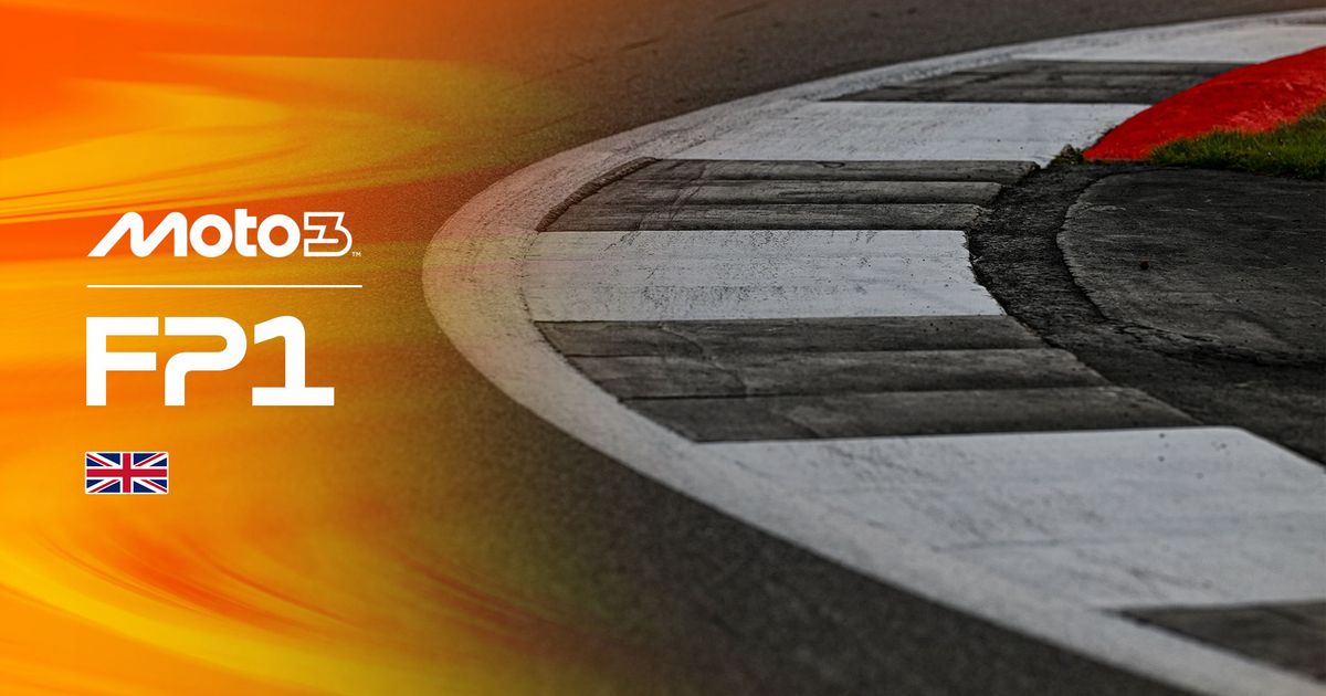 Moto3™ FP1: Tissot Grand Prix of the United Kingdom