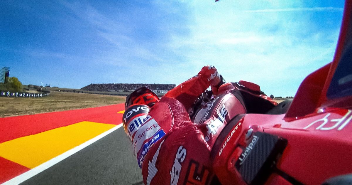 WATCH: ride with Marc Marquez as he secures pole at Aragon