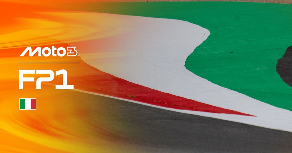 Moto3™ FP1: Brembo Grand Prix of Italy