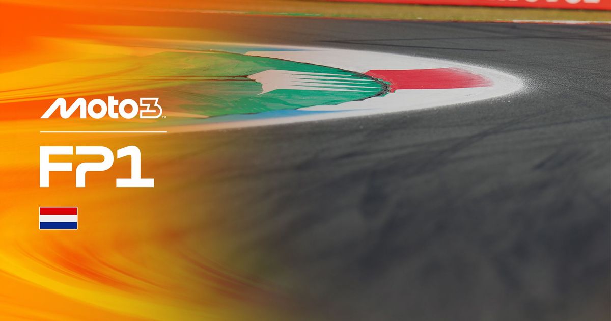 Moto3™ FP1: Motul Grand Prix of the Netherlands
