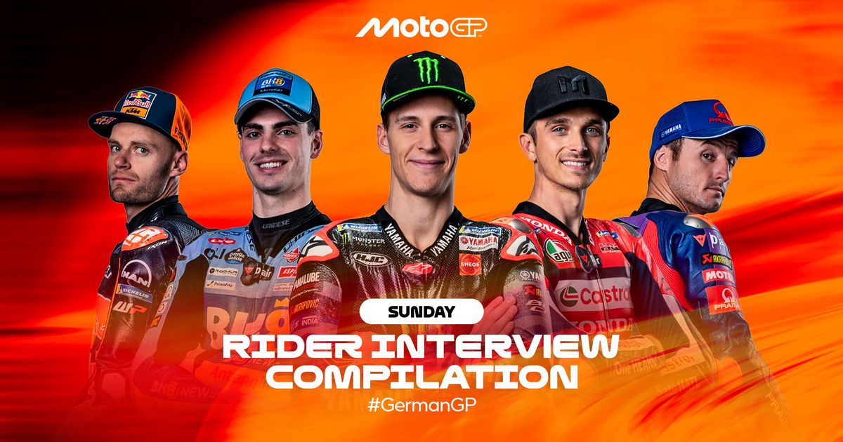 Word on the Grid: "Us motorcycle riders, we're never happy!"