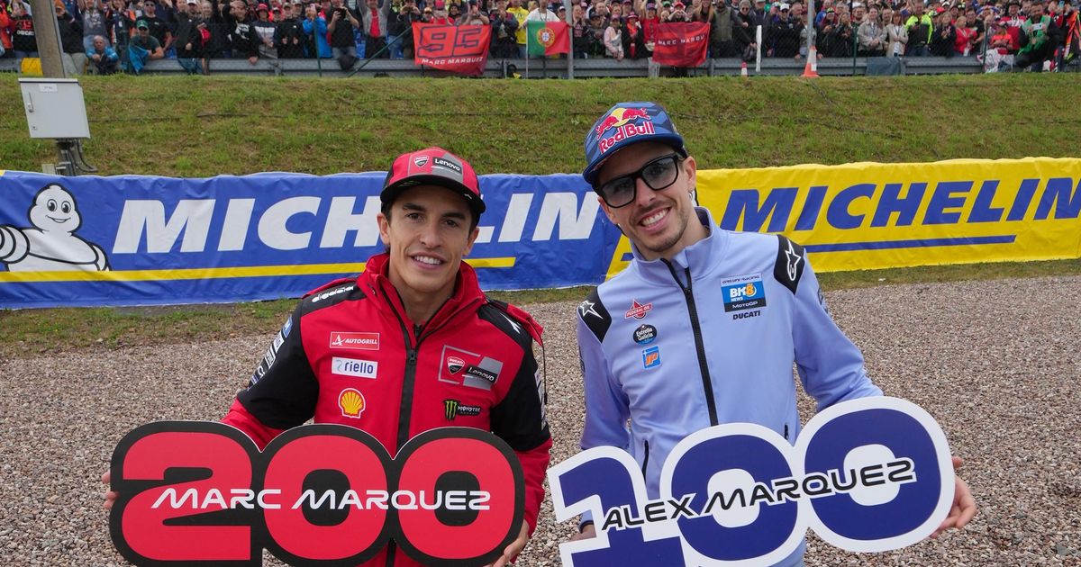 Rider Parade: The Marquez brothers celebrate their centenaries