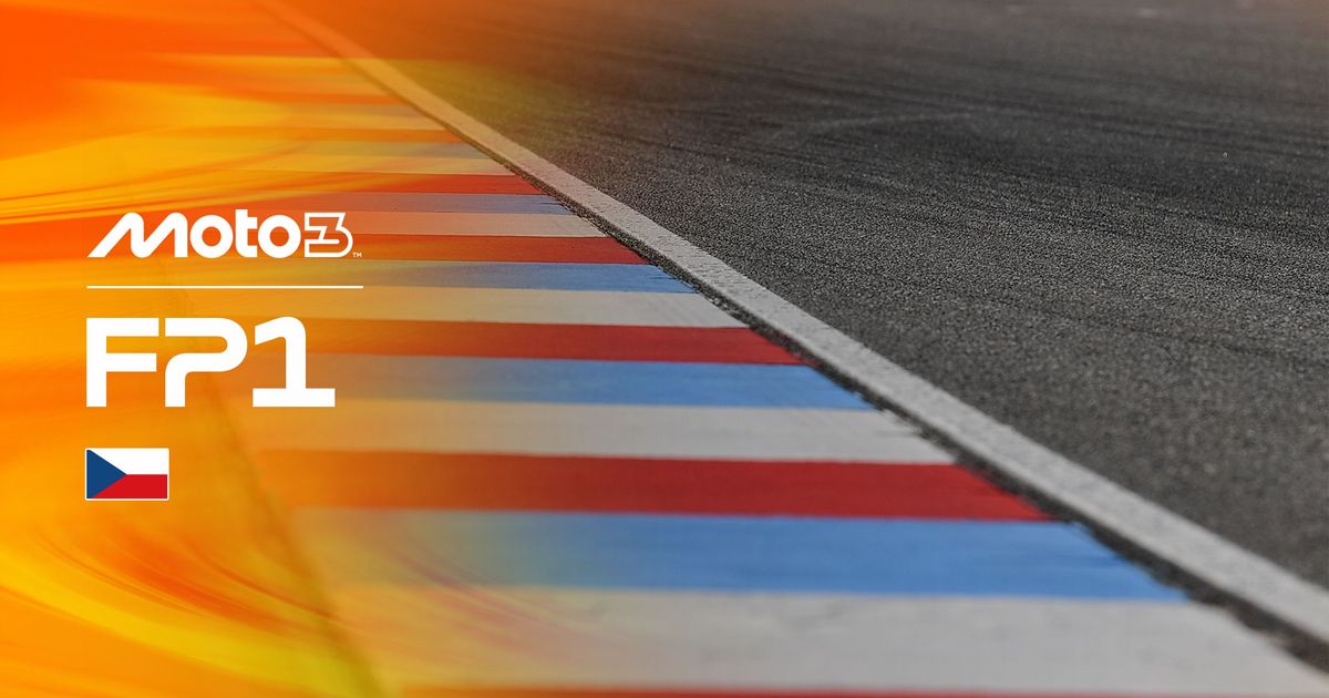 Moto3™ FP1: Tissot Grand Prix of Czechia
