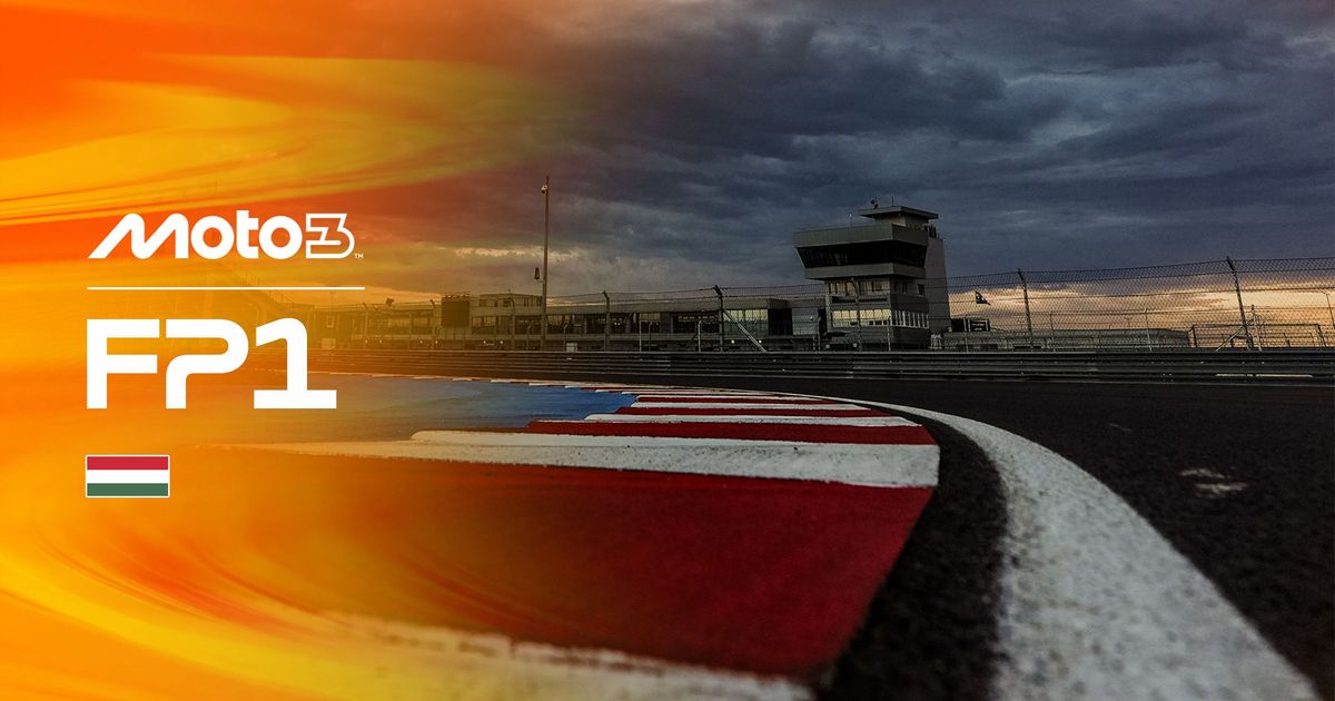 Moto3™ FP1: Grand Prix of Hungary
