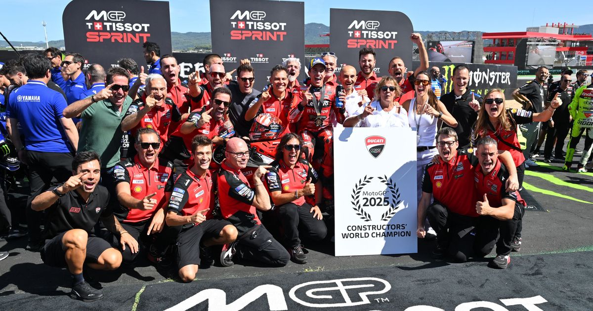 Ducati Juara Dunia Konstruktor MotoGP™ 2025