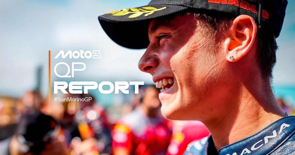 Perrone on pole at Misano ahead of Moto3™ battle
