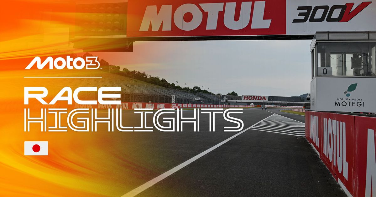 GP du Japon : la course Moto3™ en condensé