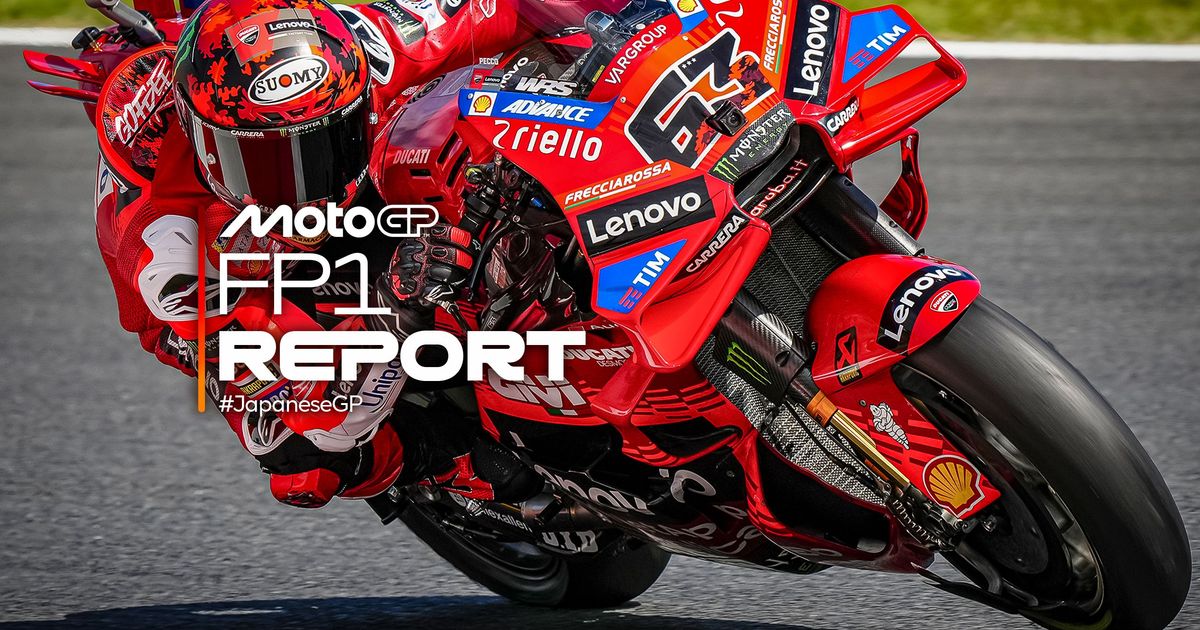 Bagnaia dusts off Misano woes to top Motegi FP1