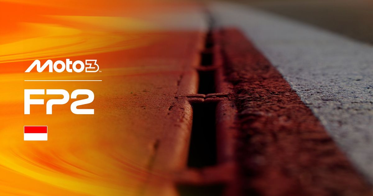 Moto3™ FP2: Pertamina Grand Prix of Indonesia