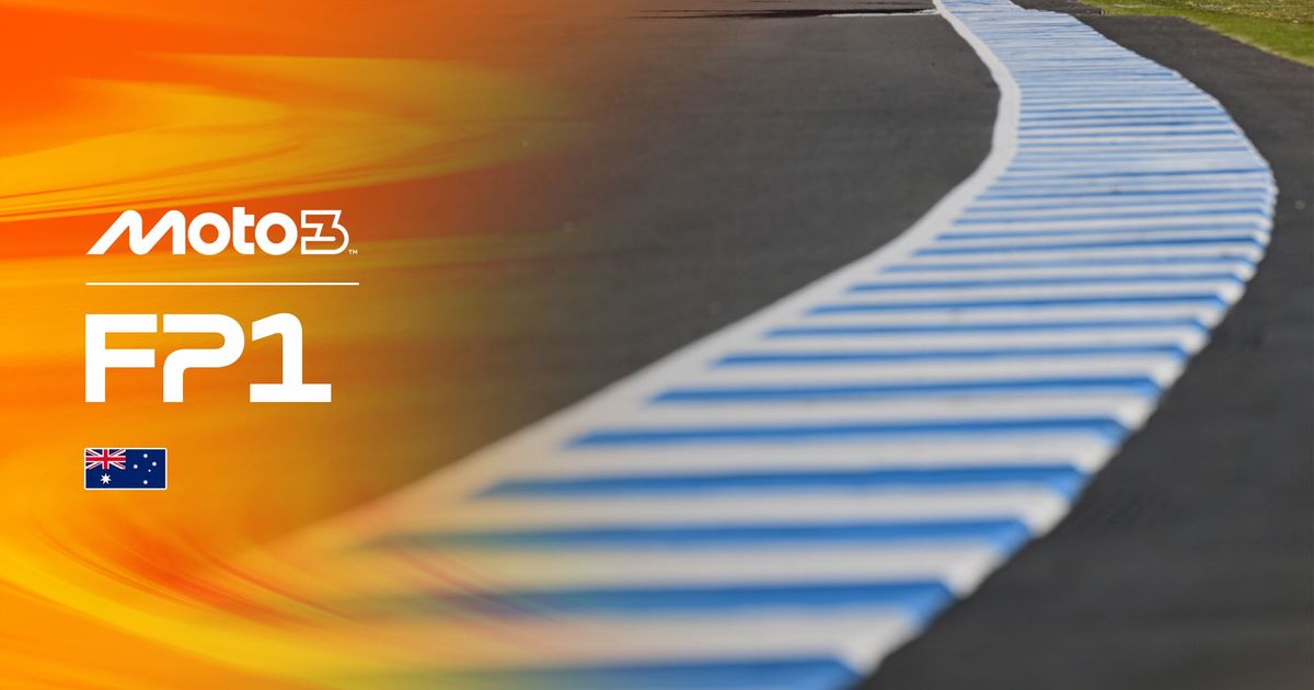 Moto3™ FP1: Liqui Moly Australian Motorcycle Grand Prix