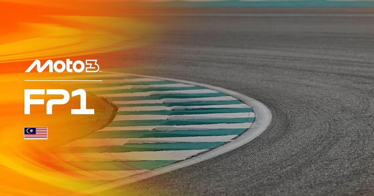 Moto3™ FP1: Petronas Grand Prix of Malaysia