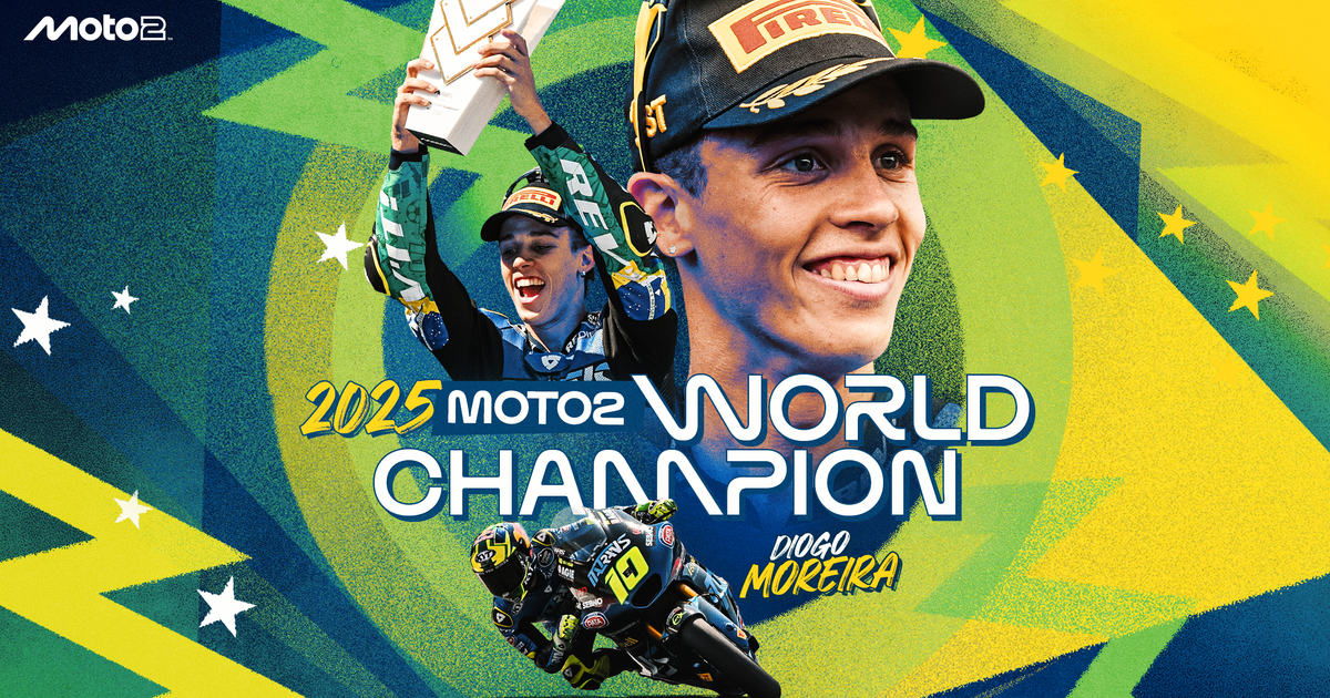 Diogo Moreira, your 2025 Moto2™ World Champion