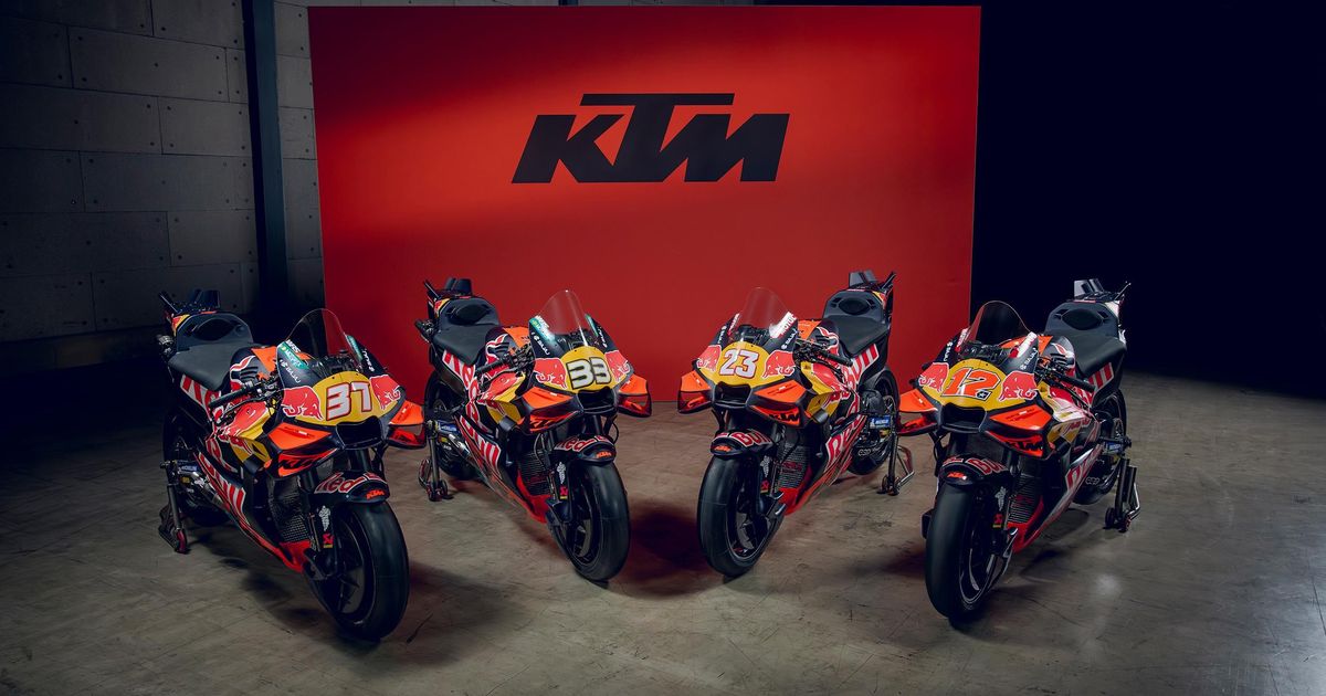 In full: Red Bull KTM reveal Factory and Tech3 colours for 2026
