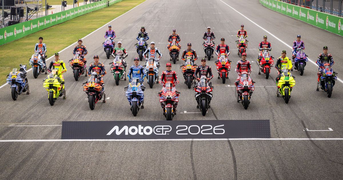 The 2026 MotoGP, Moto2 and Moto3 class photos