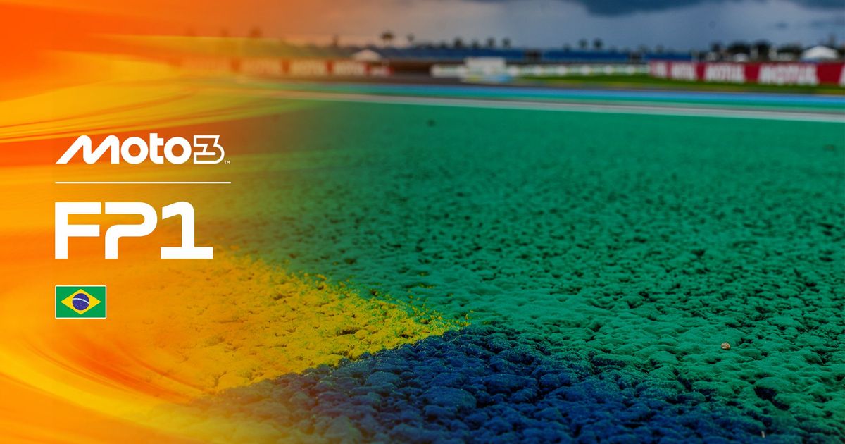 Moto3™ FP1: Estrella Galicia 0,0 Grand Prix of Brazil