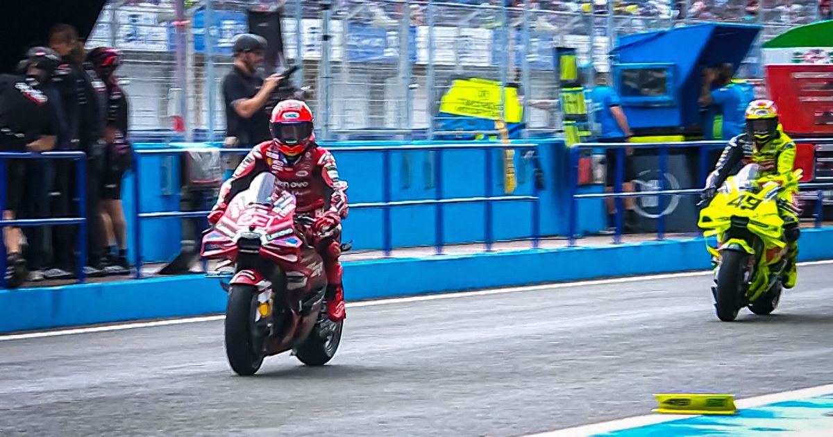 "You can analyse the footage" - M. Marquez on Q2 feint with Diggia