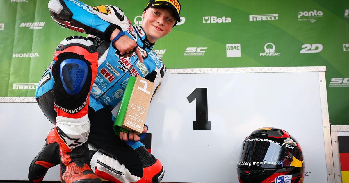 Home glory: Siegert completes the Sachsenring sweep